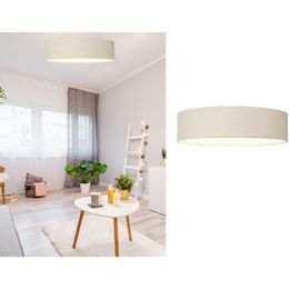 Smartwares® Smartwares - Zeitlose runde Deckenleuchte mit Lampenschirm aus Rattan ø 40cm - ceiling dream