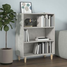 MAISONCHIC Sideboard Kommode für Wohnzimmer Küche Betongrau 69,5x32,5x90 cm Holzwerkstoff DE40021