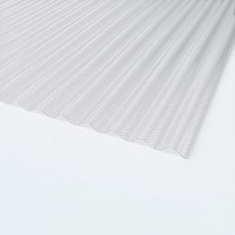 thyssenkrupp Marlon CS Crystalight Wellplatten 76/18 Polycarbonat Wabenstruktur klar, 2000 mm