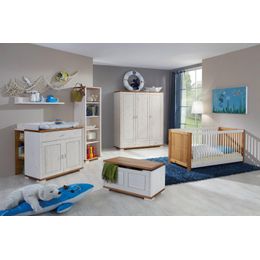 Lüttenhütt Lüttenhütt Kinderregal Vita, Standregal, Bücherregal, Regal Kiefer massiv Höhe 178 cm, weiß