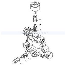 Kränzle Hochdruckreiniger Zubehör Kränzle 416481 Reparatursatz Ventile für AZ-Pumpe