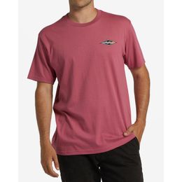 Billabong T-Shirt »Crayon Wave« Wild Berry XXL XXL Material: Leichter BaumwollStoff