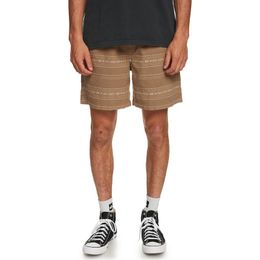 Quiksilver Shorts »Taxer Jacquard« Olive Gray Mini Jacquard M M Stoff: BaumwollStoff [205 g/m2]