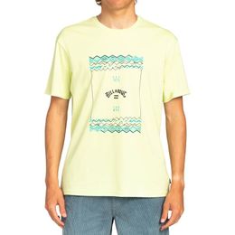 Billabong T-Shirt »Tucked« Light Green XXL XXL Stoff: Baumwoll-Jersey-Stoff [160 g/m2]
