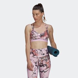 Adidas Yoga Essentials Studio Light-Support Allover Print Sport-BH