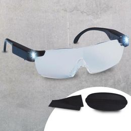MediaShop - Zoom Magix led - led- Vergrößerungsgläser mit Lupeneffekt - 160% Vergrößerung - langlebiger Rahmen - Kratzfeste Gläser - Ideal für