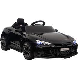 Kinderauto, Elektroauto, Audi-lizenziert, mit Sicherheitsgurt, Fernbedienung, Licht, schwarz, 103 x 58 x 41cm - Schwarz - HOMCOM