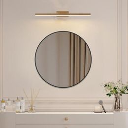 Badspiegel rund,Badezimmerspiegel Metall Rahmen, wandspiegel modern, Flur, Bad & Gäste wc, ∅: 70 cm