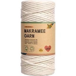 Folia Makramee Garn natur Pure natural