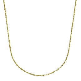 Collierkettchen Vivance "585 Gold Singapurkette 45cm" Halsketten Gr. 45cm, Gold, Länge: 45 cm Breite: 2.0 mm, gelb Damen Ketten ohne Anhänger Goldkette Halsschmuck