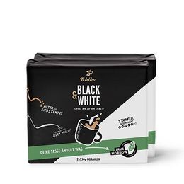 Tchibo BLACK & WHITE - 2x 500 g Gemahlen