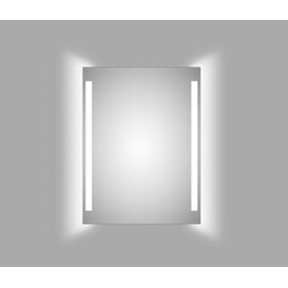 Talos Badspiegel (1-St), 80x60 cm - Spiegel mit Beleuchtung, weiß