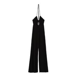Bershka Jumpsuit Damen Gr&ouml;&szlig;e S schwarz