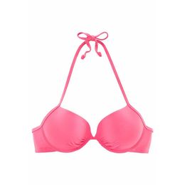 Buffalo Bikinitop "Happy" Damen Größe 65 neonpink
