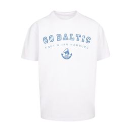 F4NT4STIC Shirt 'Go Baltic Ostsee Knut & Jan Hamburg' Herren Gr&ouml;&szlig;e S blau / wei&szlig;