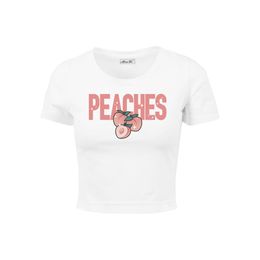 Mister Tee Shirt 'Peaches' female White size XXL