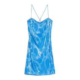 Bershka Summer Dress female Blue size XL