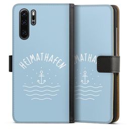 DeinDesign Handyhülle Heimathafen, Huawei P30 Pro Hülle Handy Flip Case Wallet Cover Handytasche Leder