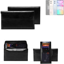 K-S-Trade Handyhülle für UMIDIGI C2, Handy Hülle Schutz Hülle Tasche Schutz Case Handytasche, schwarz