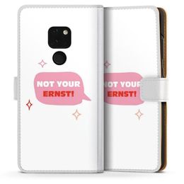 DeinDesign Handyhülle Not Your Ernst, Huawei Mate 20 Hülle Handy Flip Case Wallet Cover Handytasche Leder