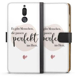 DeinDesign Handyhülle Es gibt Menschen die passen, Huawei Mate 10 lite Hülle Handy Flip Case Wallet Cover