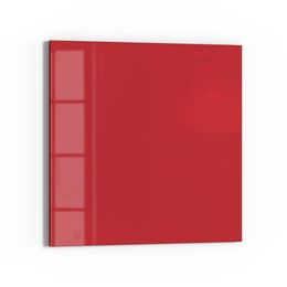 DEQORI Magnettafel 'Unifarben - Rot', Whiteboard Pinnwand beschreibbar