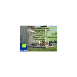 Palram Canopia Feria Terrassen&uuml;berdachung anthrazit 546x295x260-305 in cm (LxBxH)