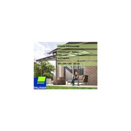 Palram Canopia Feria Terrassen&uuml;berdachung anthrazit 425x295x260-305 cm (LxBxH)