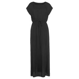 Lascana Sommerkleid Damen Gr&ouml;&szlig;e 38 schwarz Winterkleid