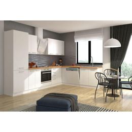 Küchen Preisbombe - Eckküche Eko White 310x230 cm in weiß Küchenzeile Küchenblock Einbauküche