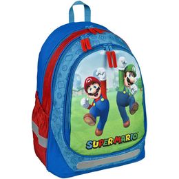 Super Mario Mario und Luigi Schulrucksack Rucksack multicolor