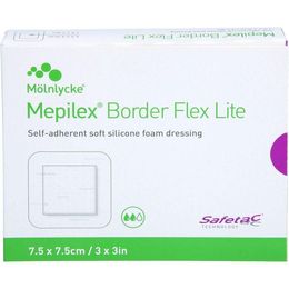 EurimPharm Arzneimittel Mepilex Border Flex Lite Schaumverband 7,5x7,5 cm 5 St