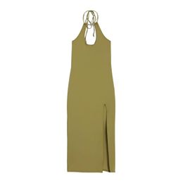 Bershka Kleid Damen Größe 36 oliv Winterkleid