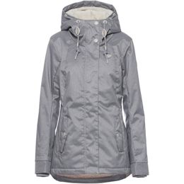 Ragwear Monadde Kapuzenjacke Damen - grau - Gr. L - Polyester