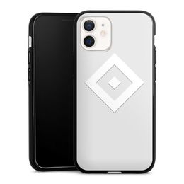 DeinDesign iPhone 12 mini Handy Silikon H&uuml;lle Case schwarz Handyh&uuml;lle Hsv Hamburger Sv Coat Of Arms