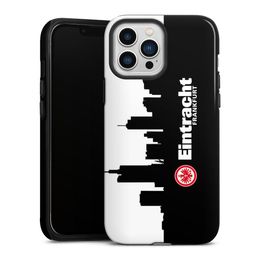 DeinDesign iPhone 13 Pro Max Handy Panzer Handyh&uuml;lle robuste Outdoor H&uuml;lle Schutzh&uuml;lle gl&auml;nzend Eintracht Frankfurt Sge Official Licensed Product Tough Case