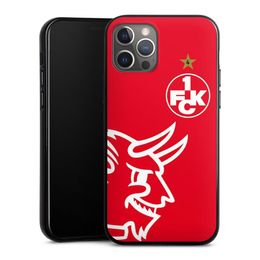 DeinDesign iPhone 12 Pro Handy Silikon H&uuml;lle Case schwarz Handyh&uuml;lle Devil Star 1. Fc Kaiserslautern