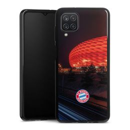 DeinDesign Galaxy A12 Handy Silikon H&uuml;lle Case schwarz Handyh&uuml;lle Fc Bayern M&uuml;nchen Stadium Fcb