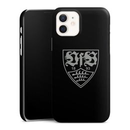 DeinDesign iPhone 12 Handy Premium Case Smartphone Handyh&uuml;lle Schutzh&uuml;lle matt Official Licensed Product Logo Vfb Stuttgart Premium Case