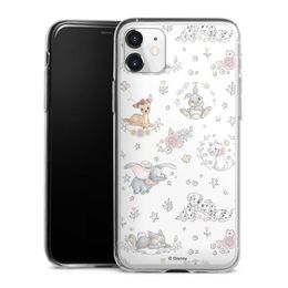 DeinDesign iPhone 11 Handy Slim Case Silikon Handyh&uuml;lle transparent H&uuml;lle extra d&uuml;nn Disney Dumbo Bambi Silikon Slim Case