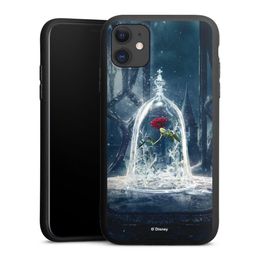 DeinDesign iPhone 11 Handy Premium Silikon H&uuml;lle Handyh&uuml;lle schwarz Case Disney Princess Rose The Beauty And The Beast Silikon Premium Case