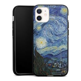 DeinDesign iPhone 12 Handy Silikon H&uuml;lle Case schwarz Handyh&uuml;lle The Starry Night Kunst