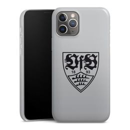 DeinDesign iPhone 12 Pro Handy Premium Case Smartphone Handyh&uuml;lle Schutzh&uuml;lle gl&auml;nzend Logo Official Licensed Product Vfb Stuttgart Premium Case