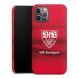 DeinDesign iPhone 12 Pro Max Handy Premium Case Smartphone Handyh&uuml;lle Schutzh&uuml;lle matt Stadium Vfb Stuttgart Official Licensed Product Premium Case