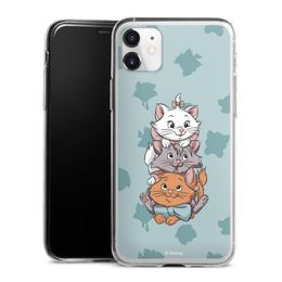 DeinDesign iPhone 11 Handy Slim Case Silikon Handyh&uuml;lle transparent H&uuml;lle extra d&uuml;nn Cat Disney Aristocats Silikon Slim Case