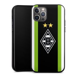 DeinDesign iPhone 12 Pro Handy Silikon H&uuml;lle Case schwarz Handyh&uuml;lle Logo Gladbach Borussia M&ouml;nchengladbach