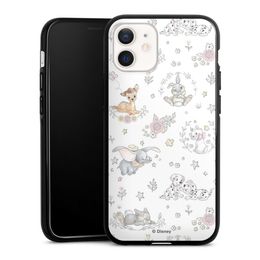 DeinDesign iPhone 12 mini Handy Silikon H&uuml;lle Case schwarz Handyh&uuml;lle Disney Dumbo Bambi