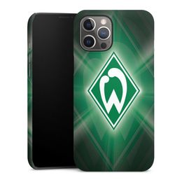 DeinDesign iPhone 12 Pro Max Handy Premium Case Smartphone Handyh&uuml;lle Schutzh&uuml;lle matt Sv Werder Bremen Official Licensed Product Coat Of Arms Premium Case