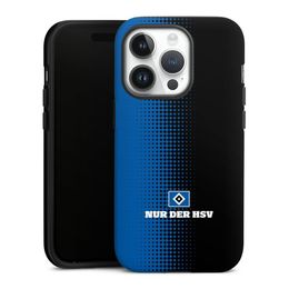 DeinDesign iPhone 14 Pro Handy Panzer Handyh&uuml;lle robuste Outdoor H&uuml;lle Schutzh&uuml;lle matt Logo Official Licensed Product Hsv Tough Case