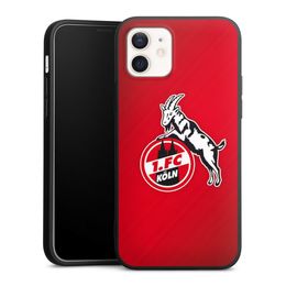 DeinDesign iPhone 12 Handy Premium Silikon H&uuml;lle Handyh&uuml;lle schwarz Case 1. Fc K&ouml;ln Effzeh Official Licensed Product Silikon Premium Case